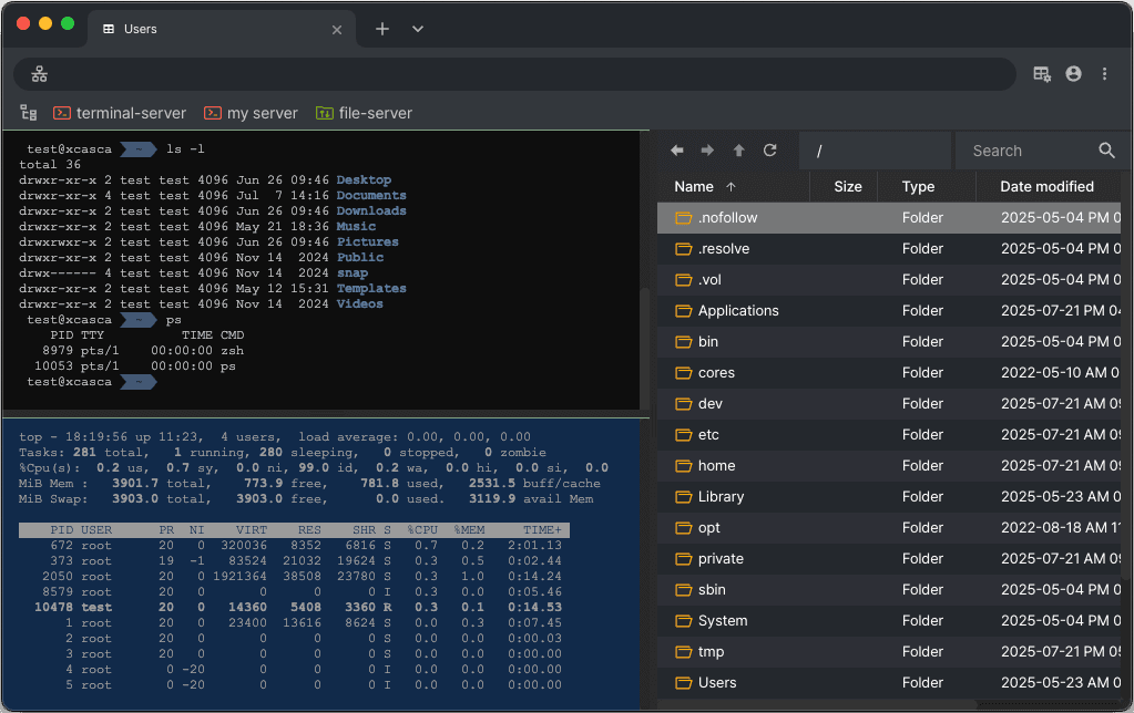 Xcasca - SSH & SFTP Client