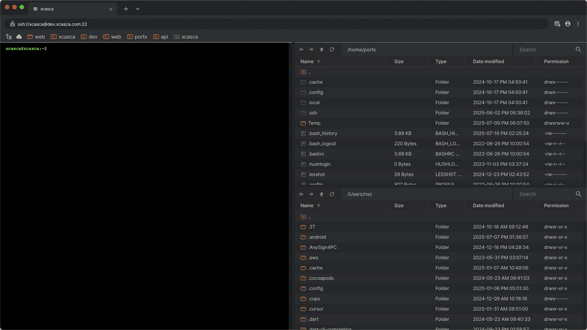 Xcasca - SSH & SFTP Client