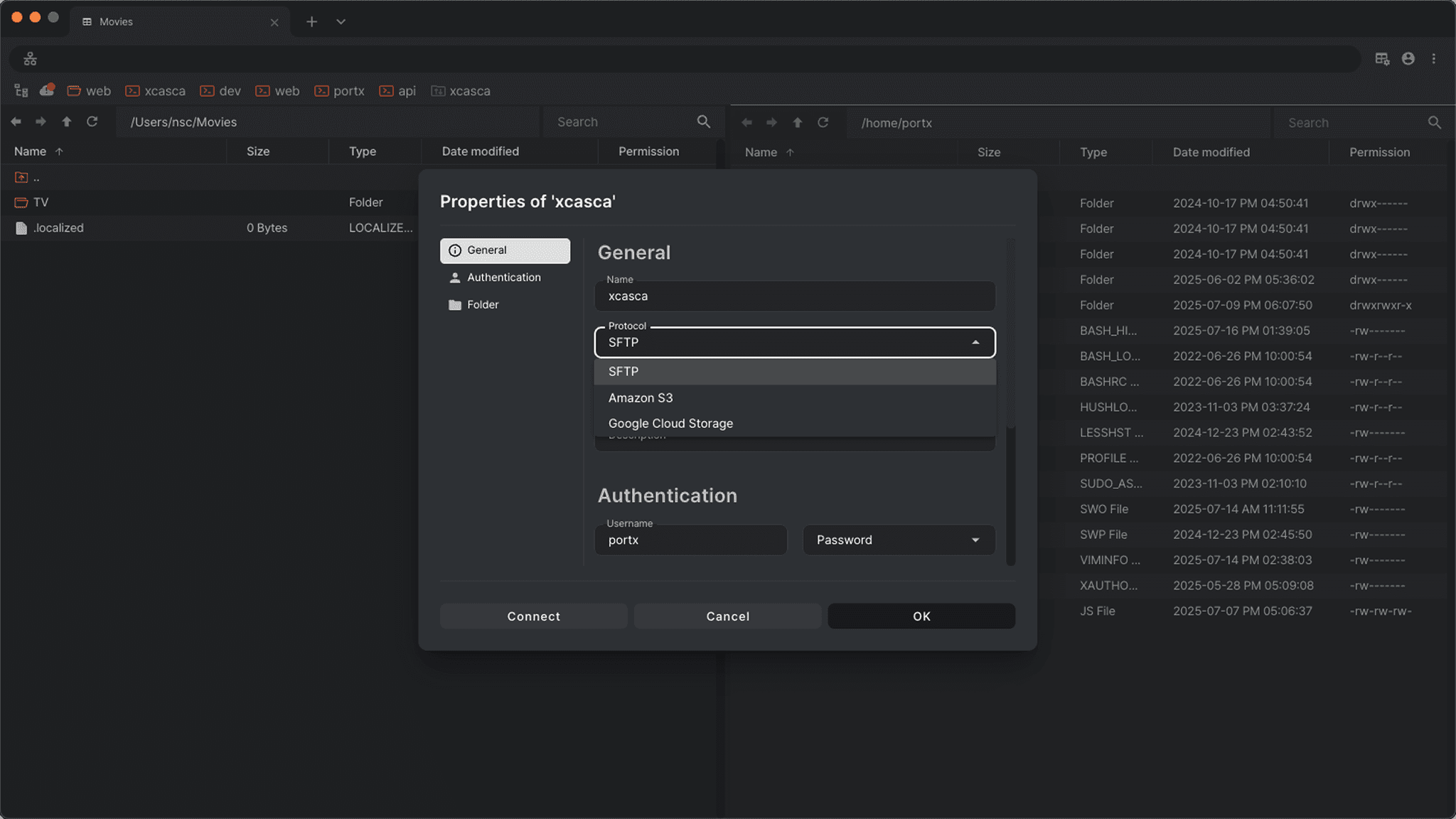 Xcasca - SSH & SFTP Client