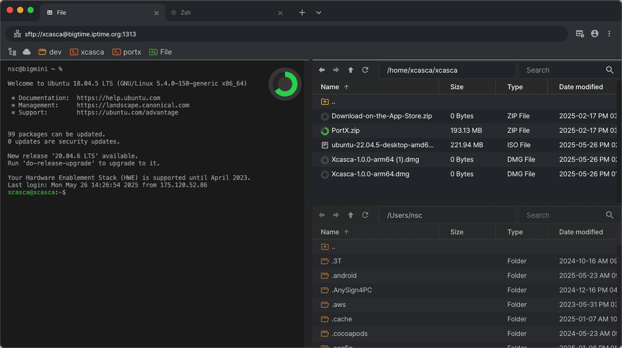 Xcasca - SSH & SFTP Client
